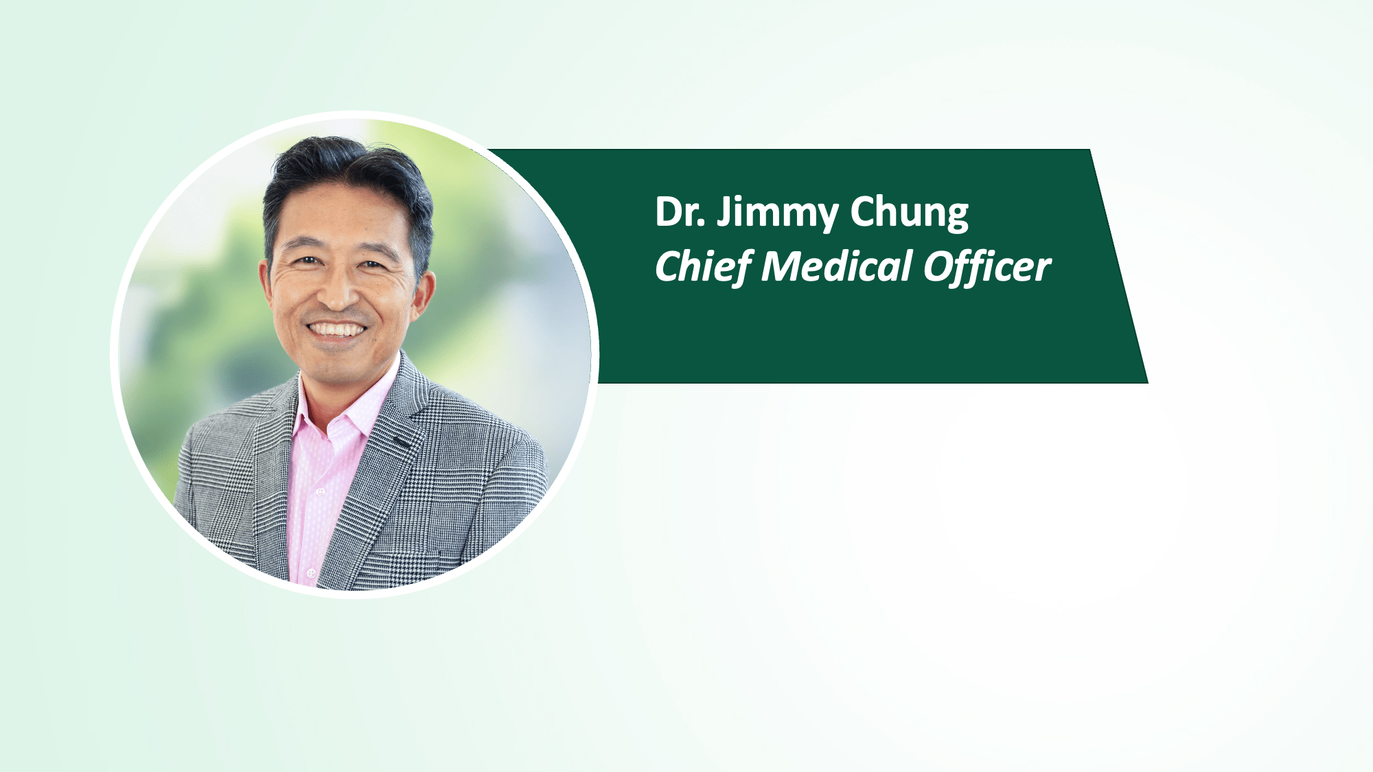 Dr. Chung Featured on GreenLight Medical Town Hall - Advantus Health ...